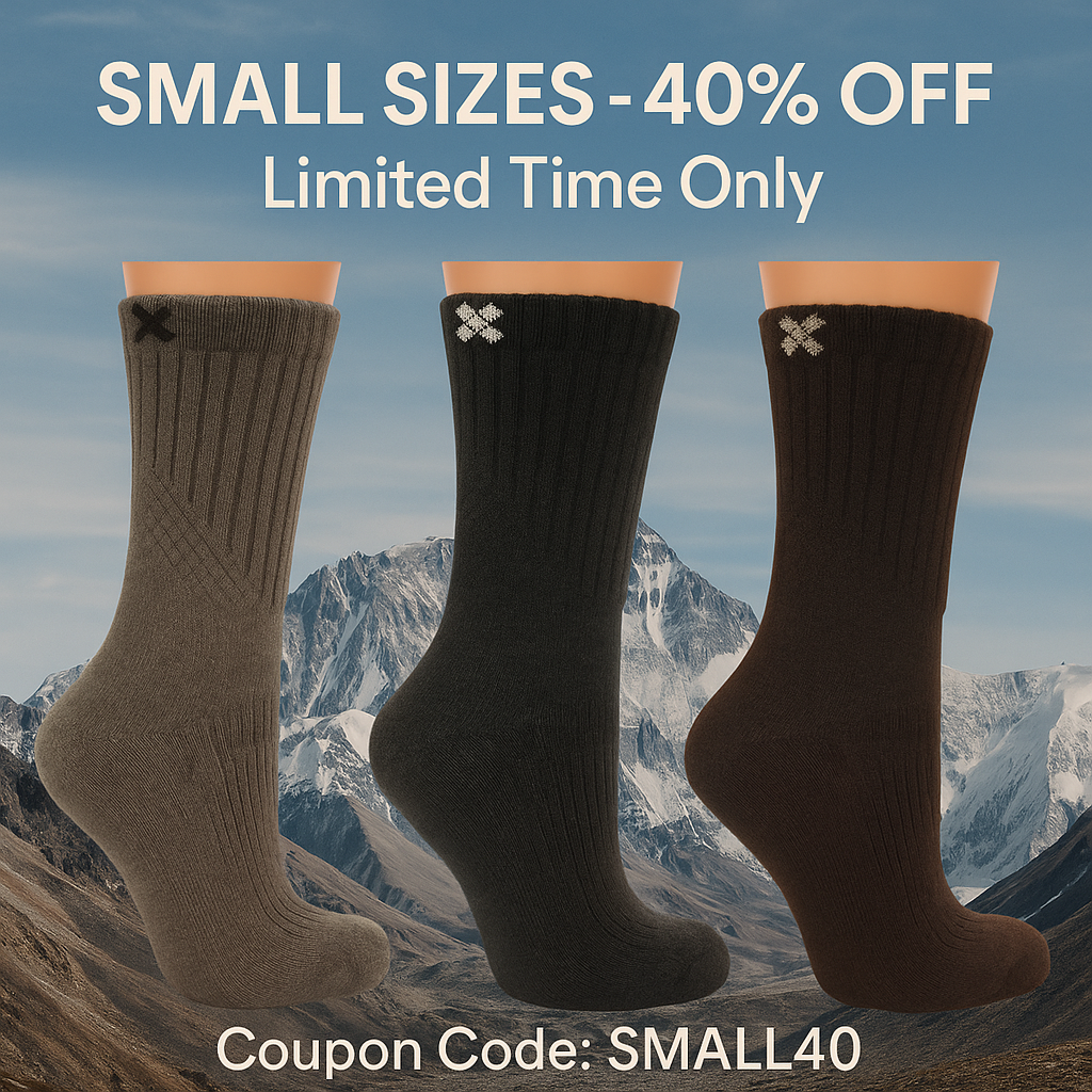 Early Fall Sale for Small Sizes of Thick Socks! – Happy Yak